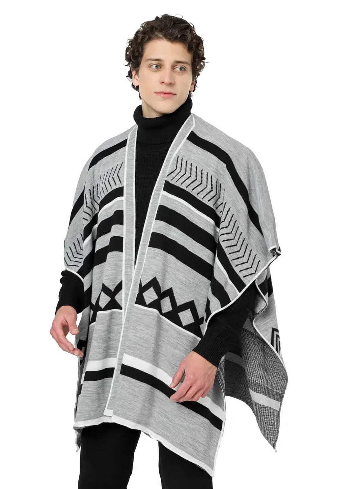 Ruana para Hombre - Giive Tejido de punto Colombiano 🇨🇴